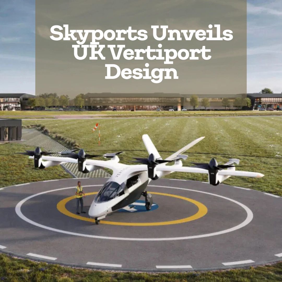 Skyports Infrastructure's UK Vertiport Design Unveiled